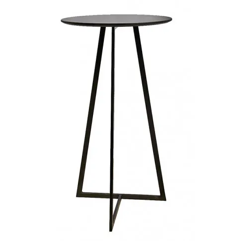 Wysoki czarny stolik barowy Gimi | Edinos.pl