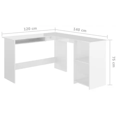 Biurko komputerowe dla dzieci - Lorenza 4X | Edinos.pl