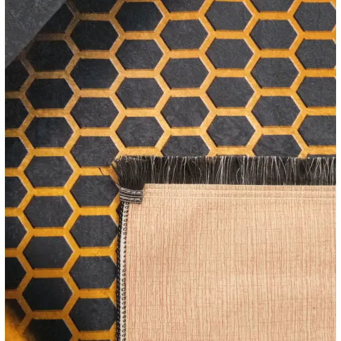 Czarny nowoczesny dywan prostokątny Lovion 3X | Edinos.pl