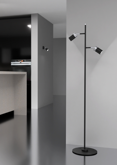 Nowoczesna reflektorowa lampa stojąca K381-Fiorenzo | Edinos.pl