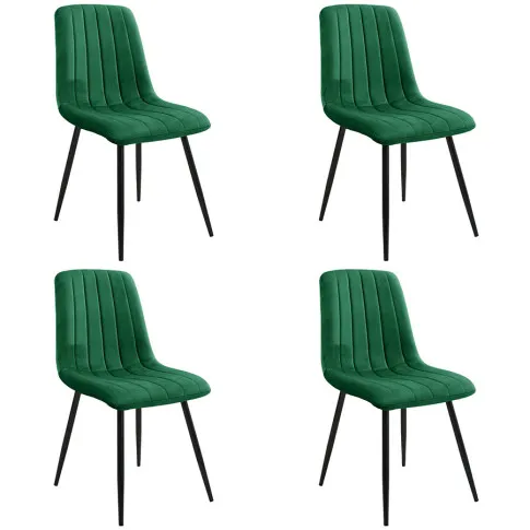 Zestaw eleganckich krzeseł 4 szt Vaselo 4X | Edinos.pl