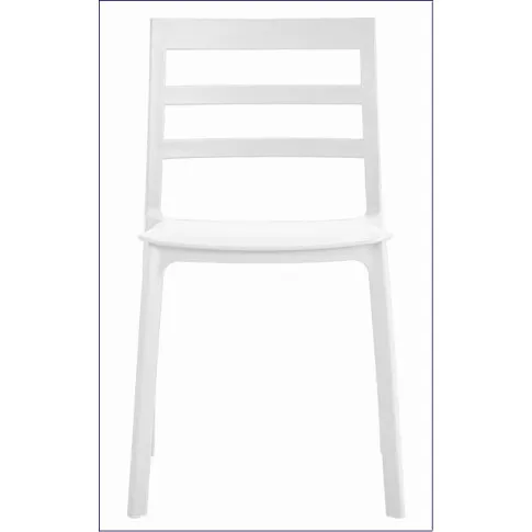 Białe skandynawskie krzesło tarasowe Ibefod | Edinos.pl