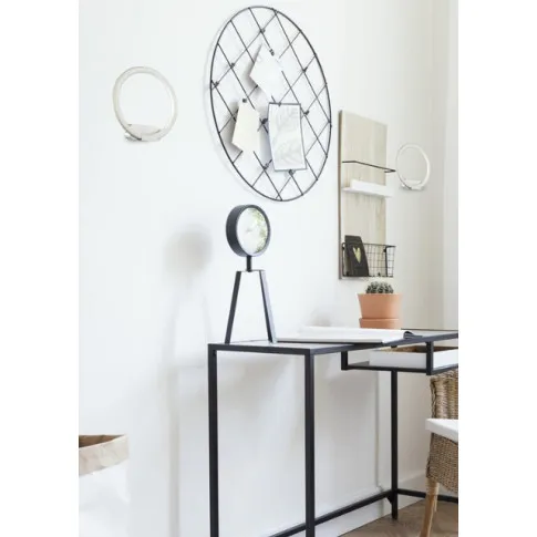 Okrągły biały kinkiet led do sypialni K434-Otila | Edinos.pl