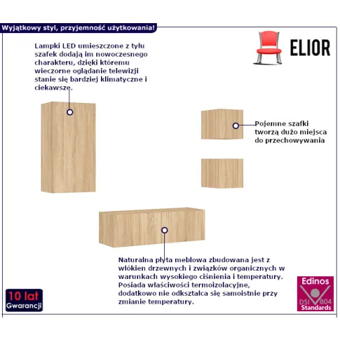 Zestaw szafek do salonu - Krato | Edinos.pl