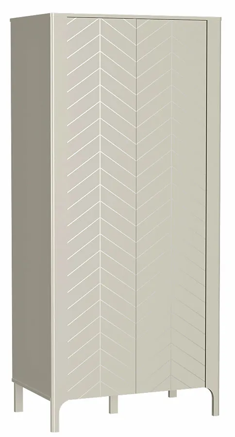 Szafa na ubrania w jodełkę Sageri 9X | Edinos.pl