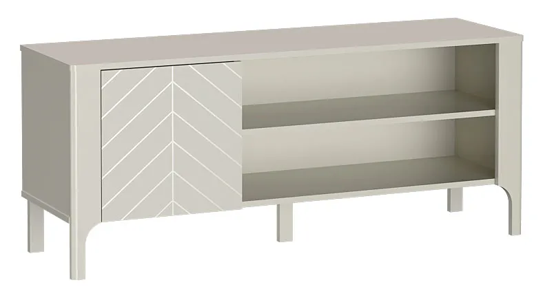 Stylowa szafka RTV na nóżkach Sageri 8X | Edinos.pl